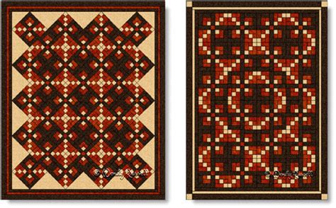 Leavenworth Nine Patch Sample Quilt Layouts