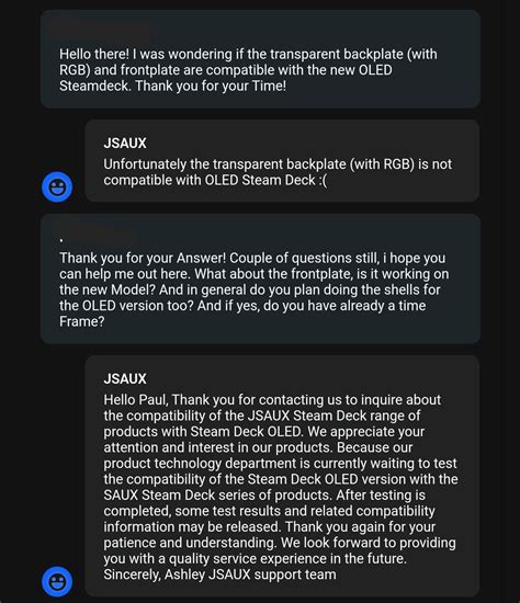 Response From Jsaux Regarding Hardware Modding Components For Oled R