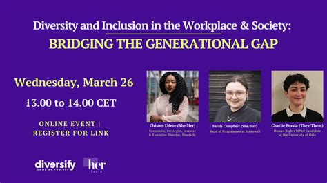 Diversify Bridging The Generational Gap