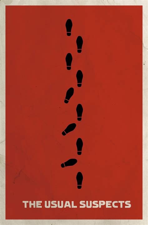 The Usual Suspects Minimal Movie Posters Best Movie Posters Movie