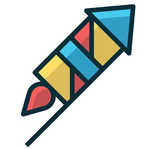Firecracker Generic Outline Color Icon