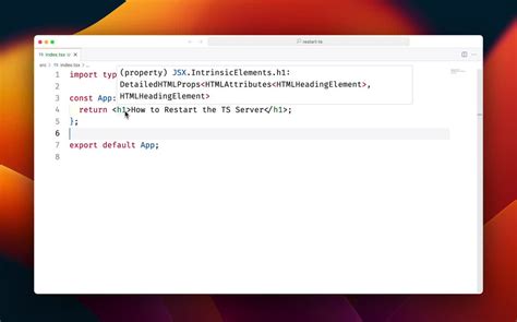 How To Restart Typescript Server Taras Kliushta Posted On The Topic