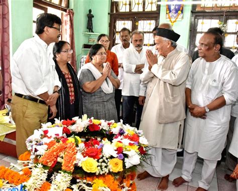 Maharashtra Governor Sanjay Raut Pays Homage To Nilkanth Khadilkar