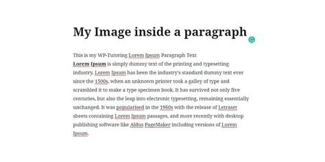 Gutenberg Adding An Image To The Paragraph Block WP Tutoring