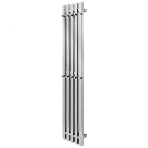 Полотенцесушитель вертикальный водяной Grota Corsa 230x1500 с крючками