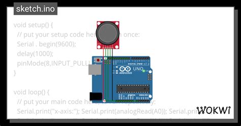 Joystick Wokwi Esp32 Stm32 Arduino Simulator