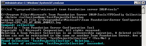 Do You Know How To Delete A Team Project Collection Sswrules
