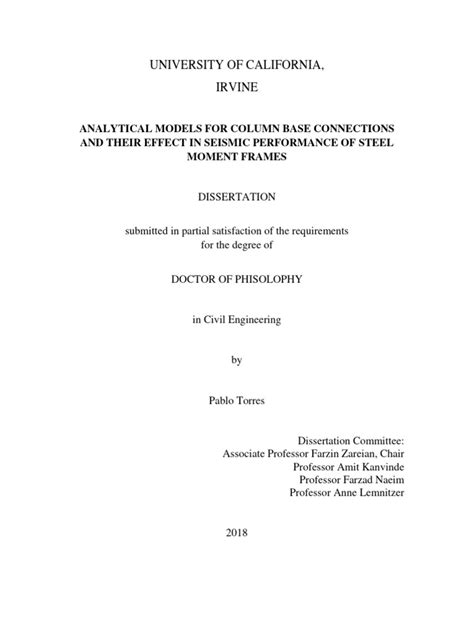 Analytical Models For Column Base Connections And Their Effect In