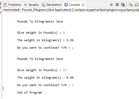Pounds To Kilograms In Java Free Computer Programming Source Codes To All