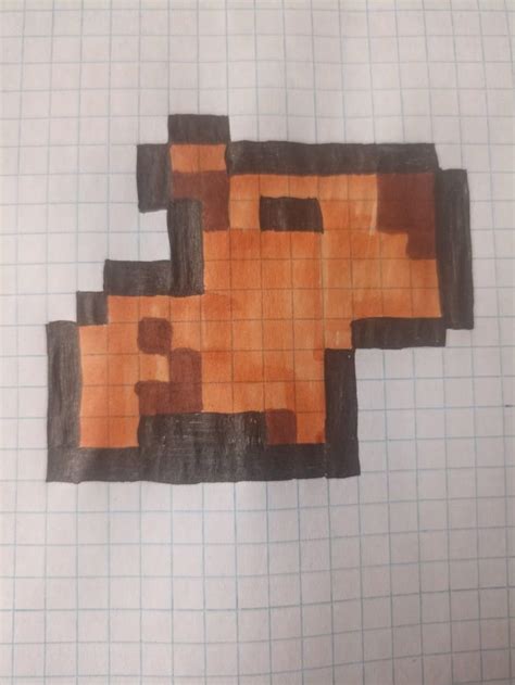 Рисунок по клеточкам капибара 💗 Рисунки крестов Легкие рисунки Милые рисунки