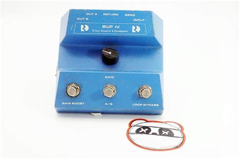 rivera buf iv a b y gain boost loop buffer fast reverb
