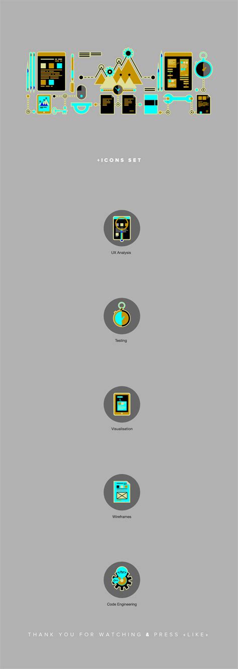 Front End Development Web Icon Conception On Behance