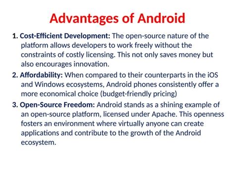 Android Vs Ios Comparison Advantages And Disadvantages Pptx