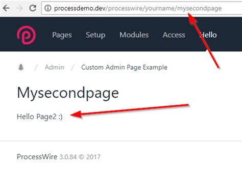 Building Custom Admin Pages With Process Modules