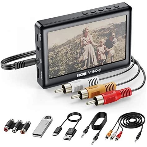 خرید و قیمت تبدیل Vhs به دیجیتال Mp4 پخش کننده سی دی کاست وینیل به مبدل Mp3 آداپتور جعبه ضبط