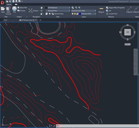 cad splines trimble business center