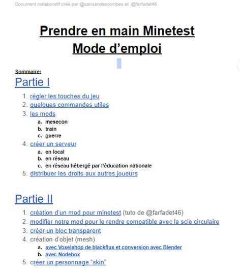Découvrir Minetest Minetest