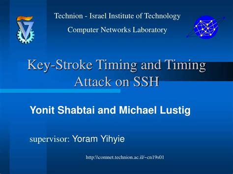 Ppt Key Stroke Timing And Timing Attack On Ssh Powerpoint
