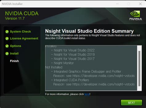Integrated CUDA Profilers Not Installed Nsight Visual Studio Edition NVIDIA Developer Forums