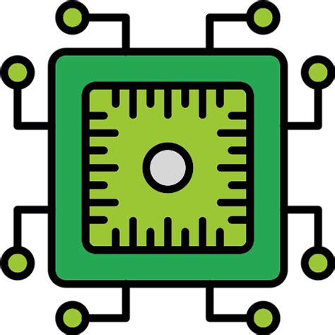 Chip Circuit Microprocessor Motherboard Processor Icon Icon Download On Iconfinder