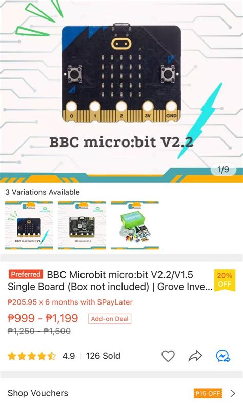 BBC Microbit V2 2 Computers Tech Parts Accessories Software On Carousell