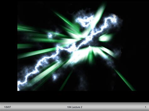 Phy 184 Lecture 2