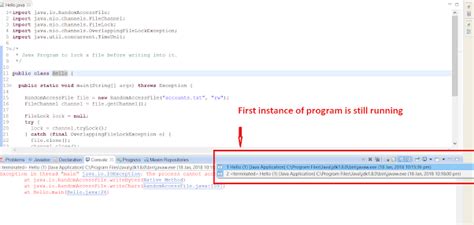 How To Lock A File Before Writing In Java Example Java67