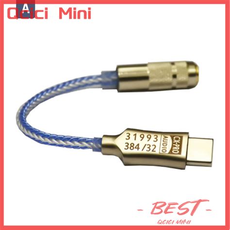 Qcici New Headphone Adapter Cx31993 Usb Type C Dac Output Nr128db Pcm 32b 384khz Lazada Ph