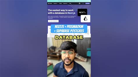 Nextjs Prismaorm Supabase Postgres Seamless Integrationcoding