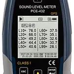 Class Data Logging Sound Level Meter With GPS PCE PCE Instruments