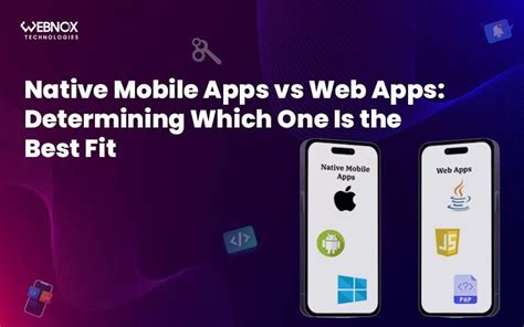 native mobile apps vs web apps