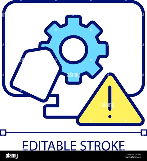 Computer Malfunction Rgb Color Icon Stock Vector Image Art Alamy