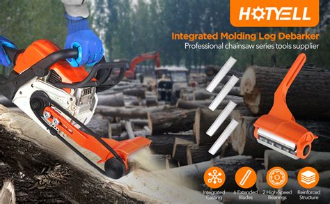 Hotyell Log Peeler Debarker Upgraded Chainsaw Attachment For Husqvarna And Stihl
