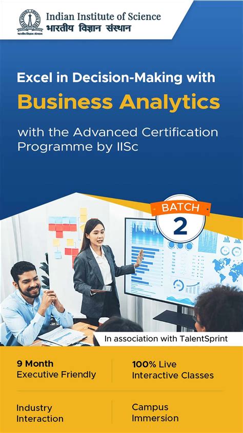 Business Analytics Certification Program Iisc Talentsprint Talentsprint