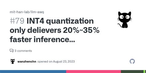 Int4 Quantization Only Delievers 20~35 Faster Inference Performance