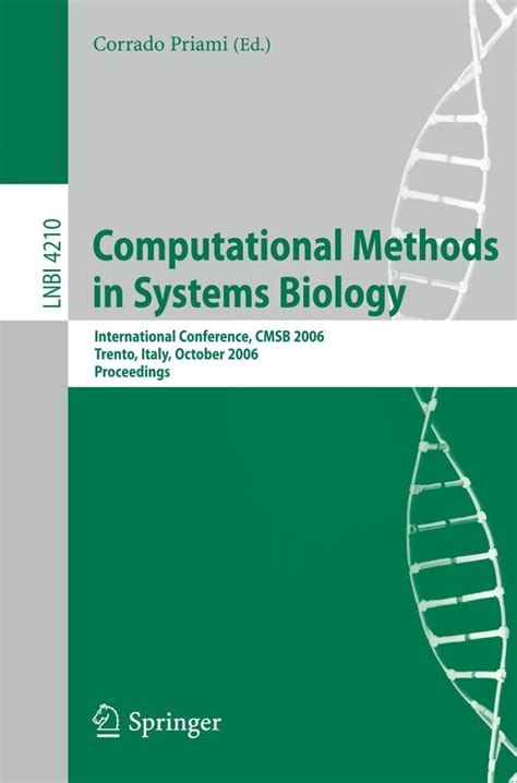 Computational Methods In Systems Biology Nhbs Academic And Professional Books