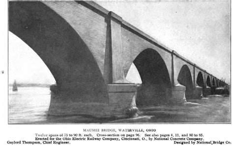 Industrial History 1907 37 Luten Designed Bridge Over Maumee River At