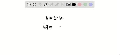 Solveduse The Given Information To Answer The Questions The Velocity