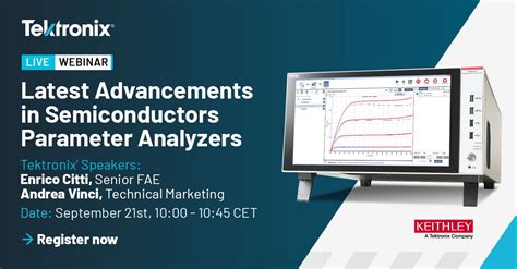 Tektronix Europe On Linkedin Webinar Semiconductors Keithley