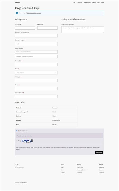 PayG Payment Gateway Integration For WooComerce Plugin