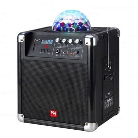 Nutek Bluetooth Portable Powered Sound System With Rechargeable Battery Party Shaker