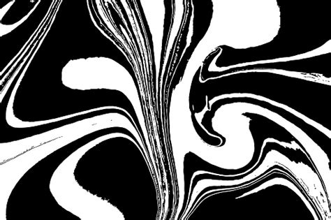 벡터 잉크 텍스처 수채화 손으로 그려진된 Ebru 터키 마블 아트 일러스트 레이 션 추상적인 배경 흰색과 검은색 아쿠아 인쇄 돌