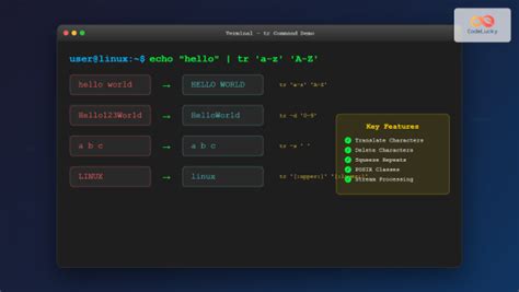 Tr Command In Linux Complete Guide To Character Translation And