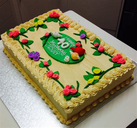 9 Simple Birthday Cakes Rectangular Photo Rectangle Birthday Cake