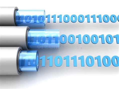 Binary Data Stock Illustration Illustration Of Closeup 70980528