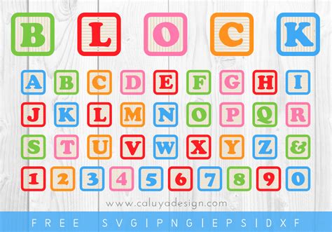BUILDING BLOCKS SVG File Block Alphabet Svg Files Building Building Blocks Alphabet Alphabet