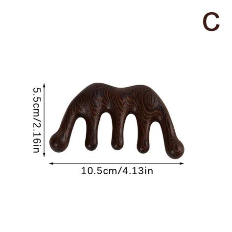 Меридиональный массаж тела кровообращение антистатик гладкие волосы расческа из сандалового