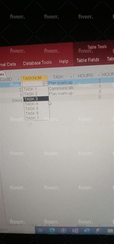 Develop Microsoft Access Database Projects For You By Mrtech567 Fiverr