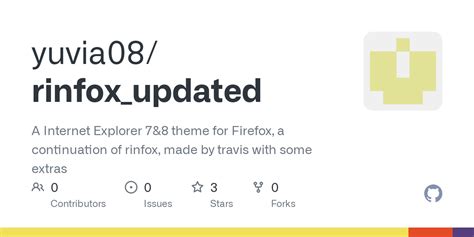 Github Yuvia08 Rinfox Updated A Internet Explorer 7and8 Theme For Firefox A Continuation Of