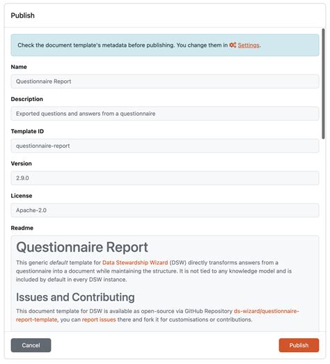 Publish Data Stewardship Wizard 4 0 Documentation